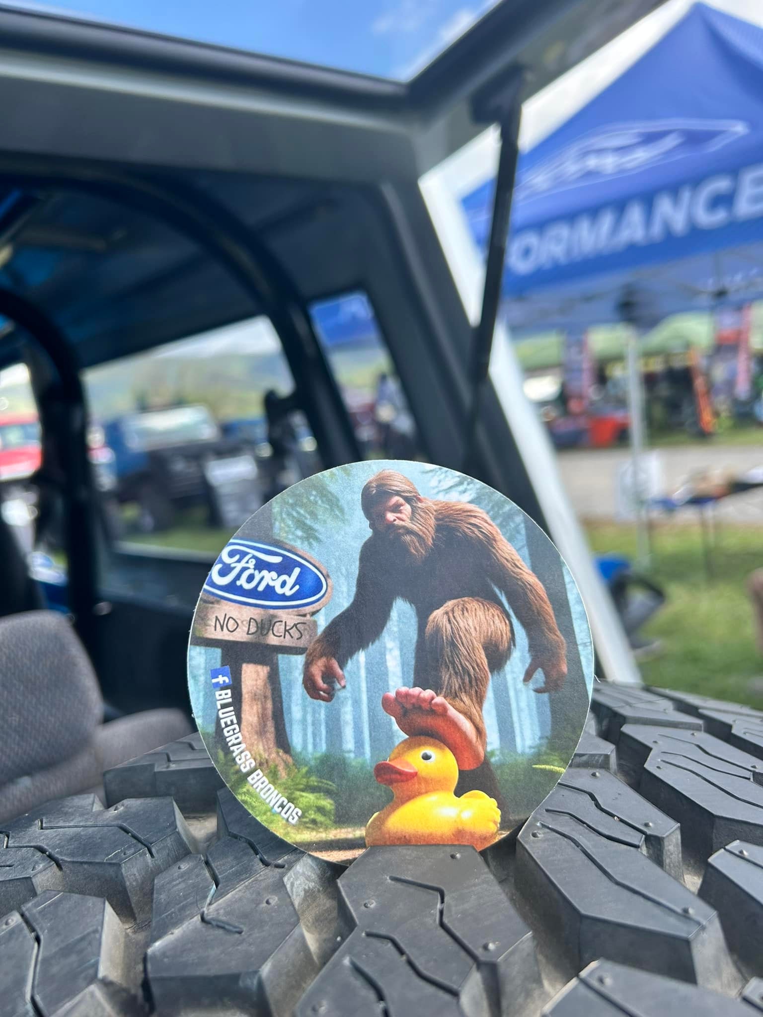 Sasquatch Vs Rubber Duck Sticker | Fun Design for Laptops, Notebooks ...