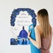 Welcome Sign Royal Blue Silver Quinceañera Princess XV Butterfly ...