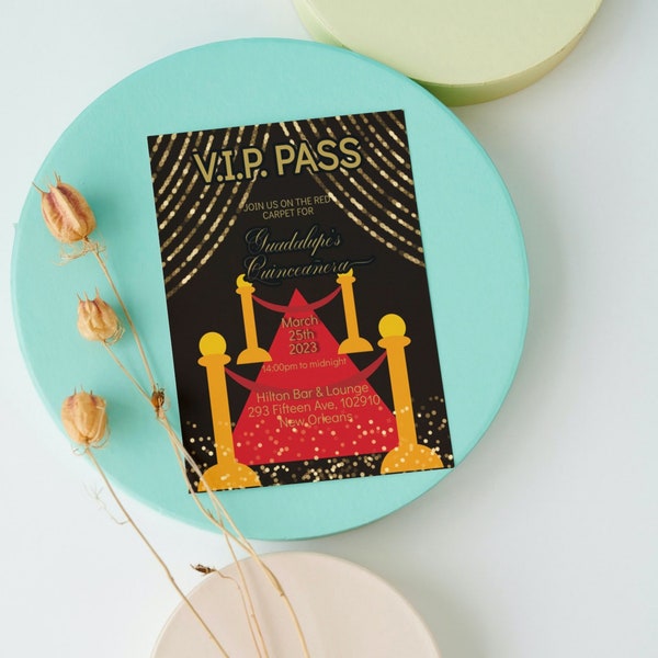 Oscar Party Invite - Etsy