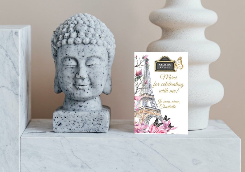 Paris Welcome Sign French Guest Poster Eiffel Tower - Etsy