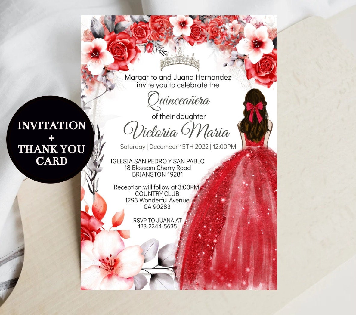 Quinceanera Invitations 2022 In Spanish