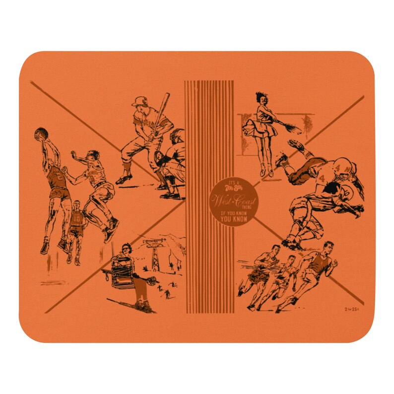 70's-80's Old School Mouse Pad - Etsy