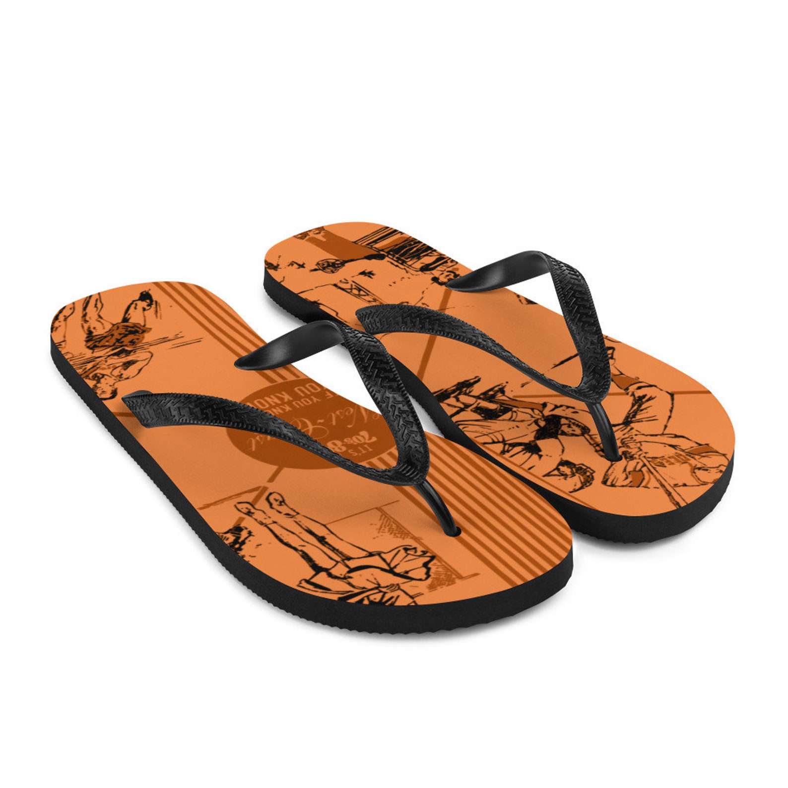 70's-80's Old School Flip-flops - Etsy