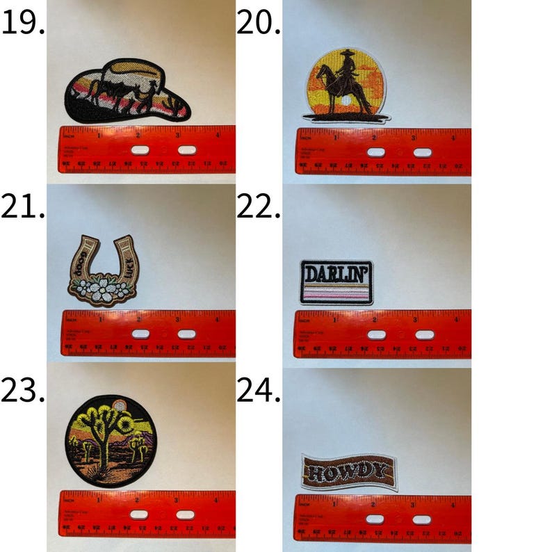 Western Cowboy Iron on Patches, Wild West, Cowgirl, Country Music ...