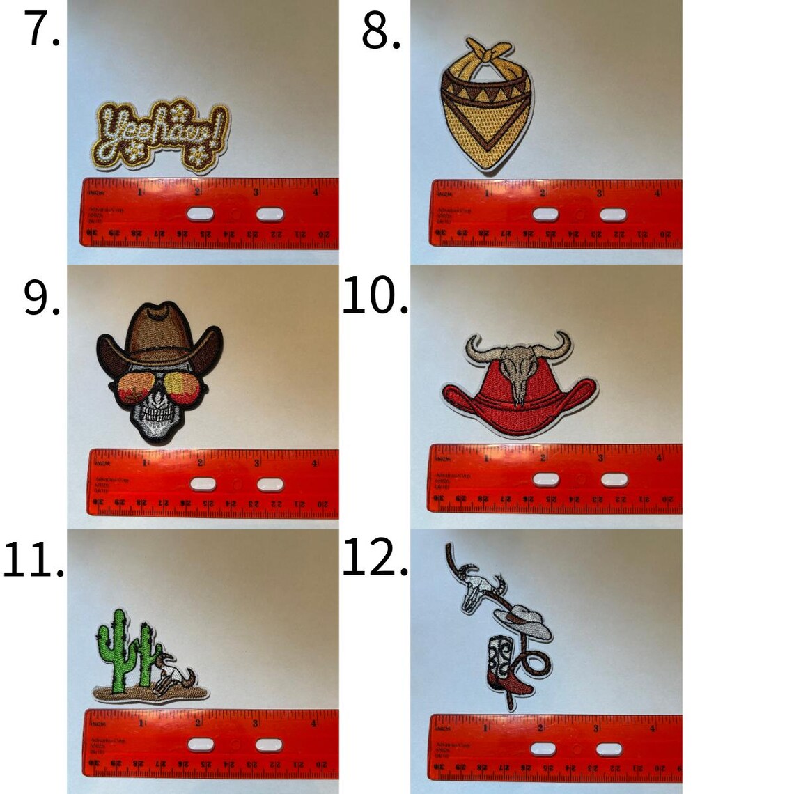 Western Cowboy Iron on Patches, Wild West, Cowgirl, Country Music ...