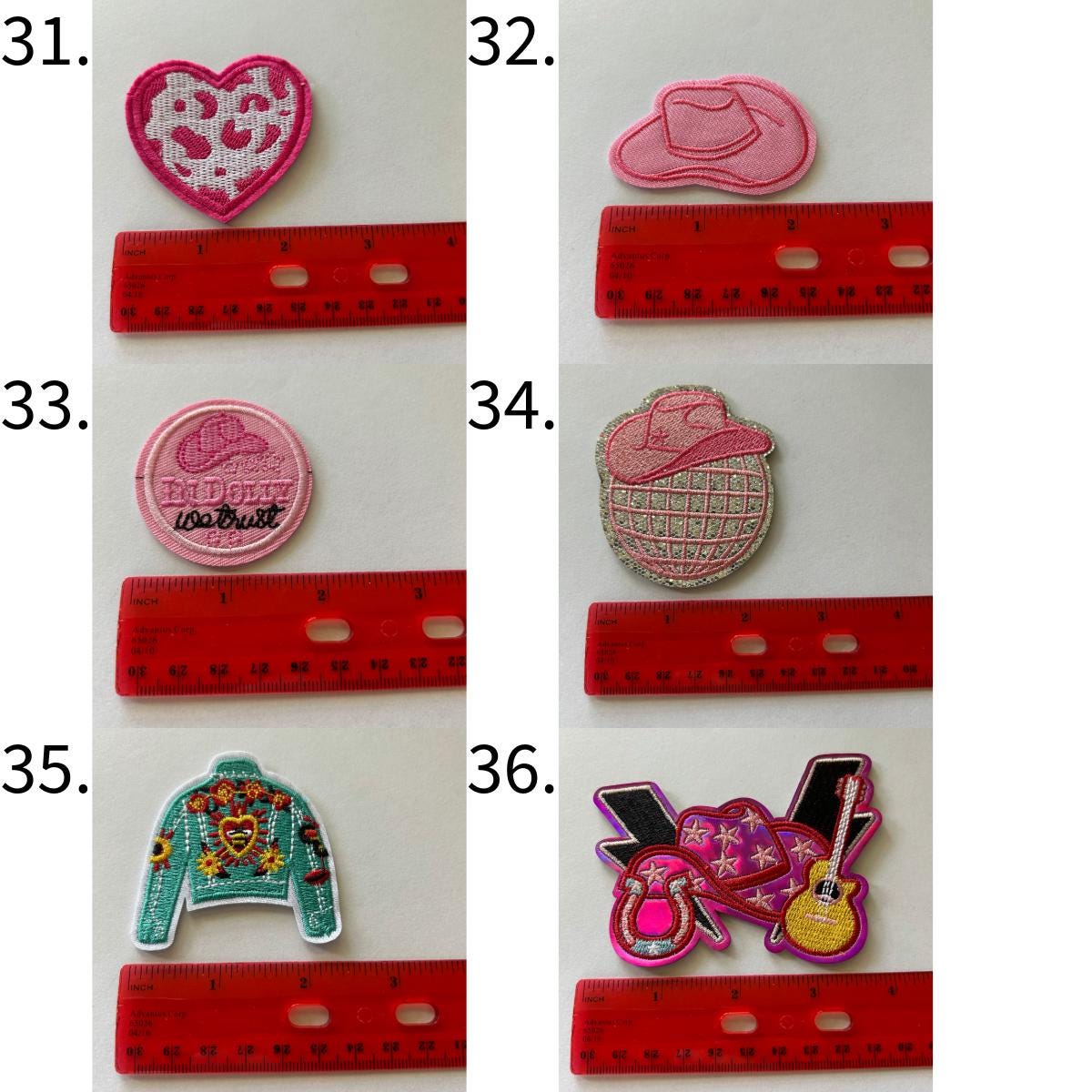 Pink Cowgirl Patches for Trucker Hat Western - Rodeo - Cowboy ...