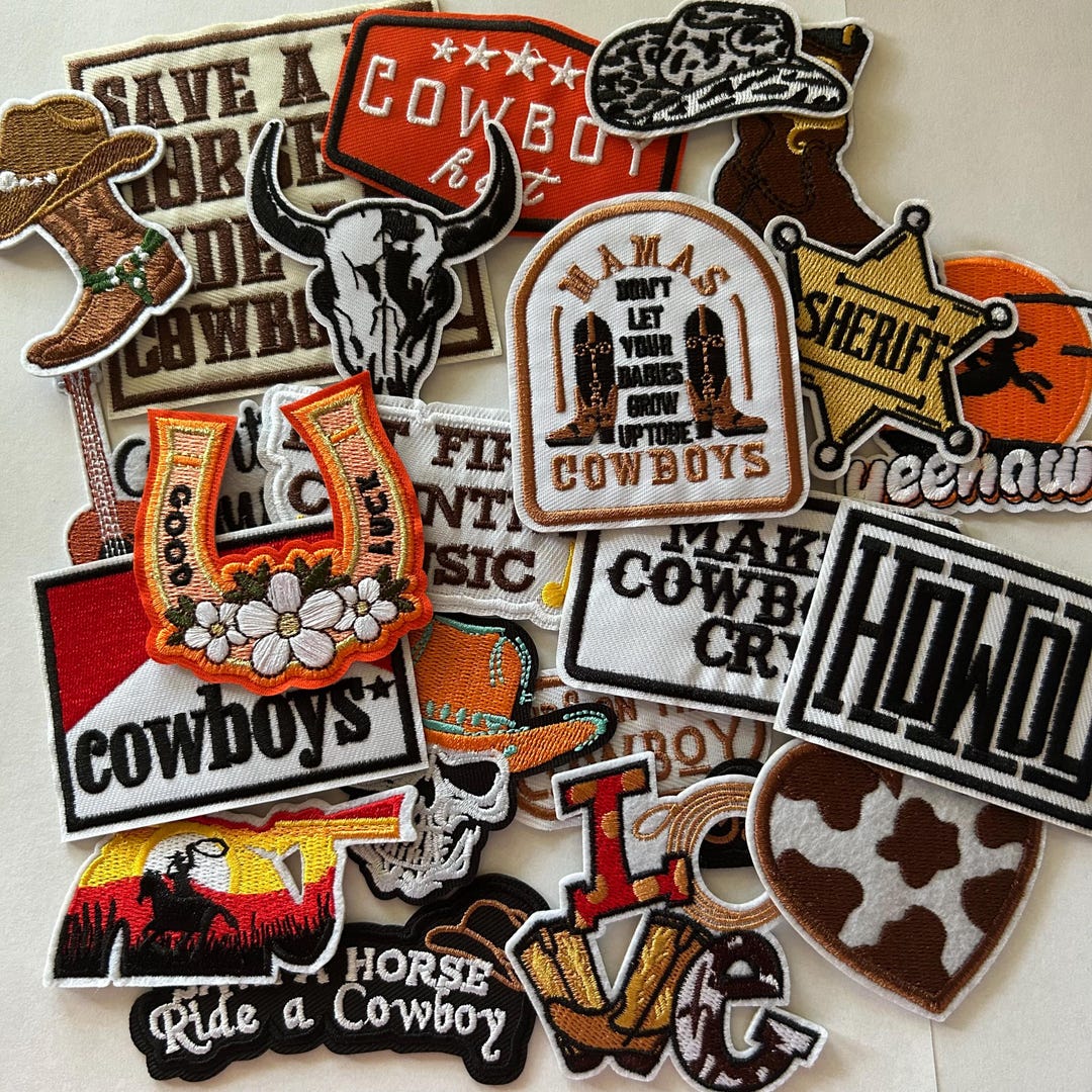Cowgirl Patch for Trucker Hat - Country Music - Western - Rodeo ...