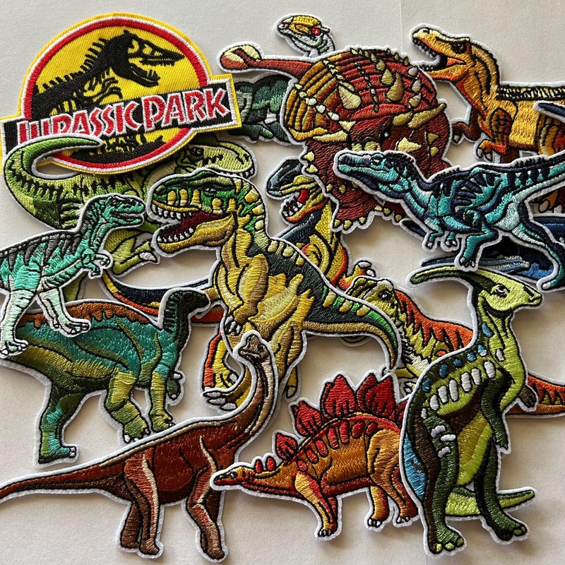 Dinosaur Patch - Etsy