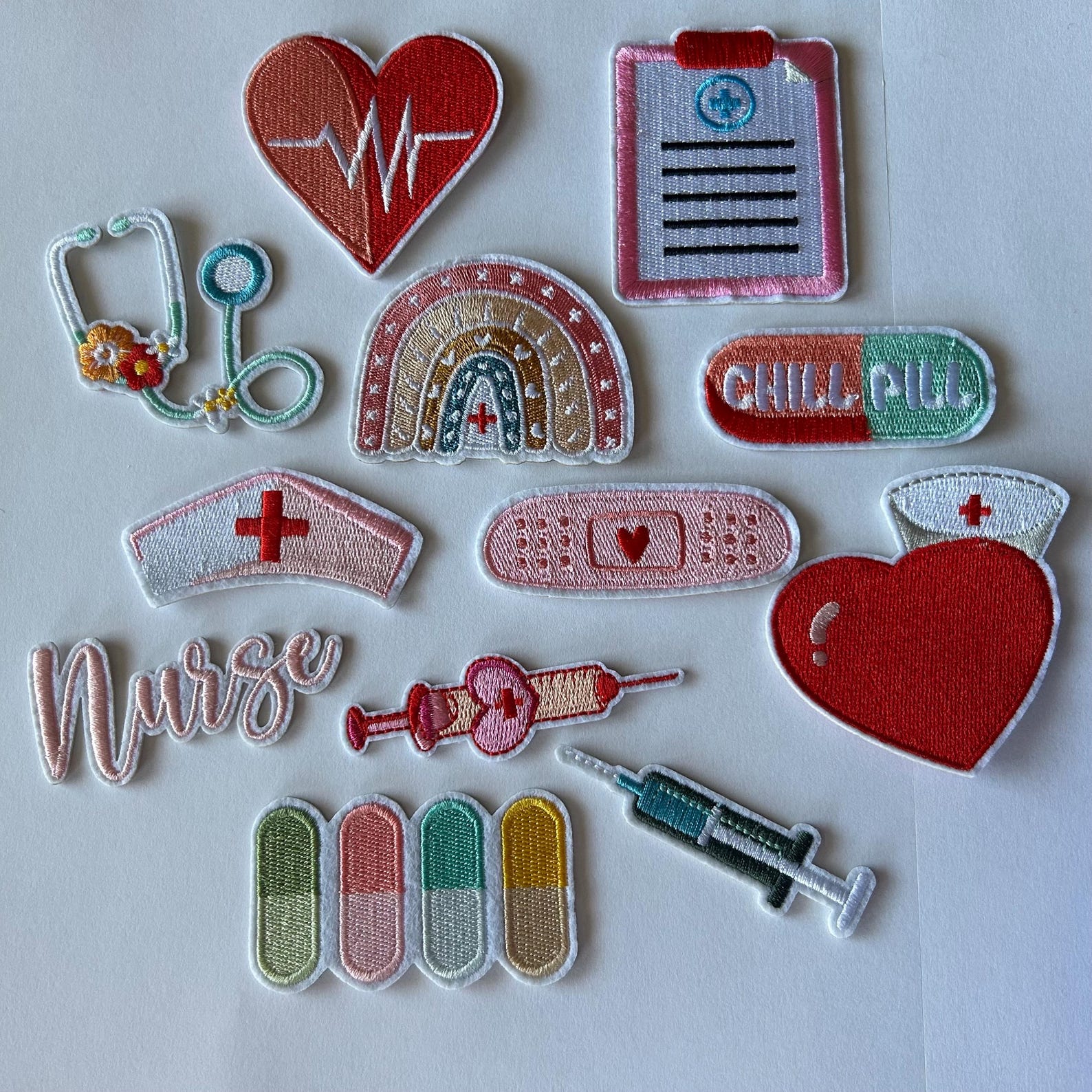 Nurse Patch Iron On, Nicu, Pediatric, ICU, Cardiac, Stethoscope, Chill ...