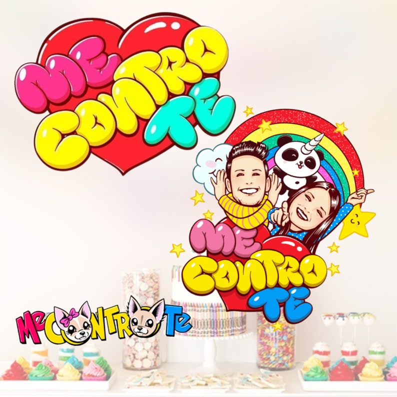 Me contro Te disegno logo stampabile logo sfondo trasparente - Etsy Italia