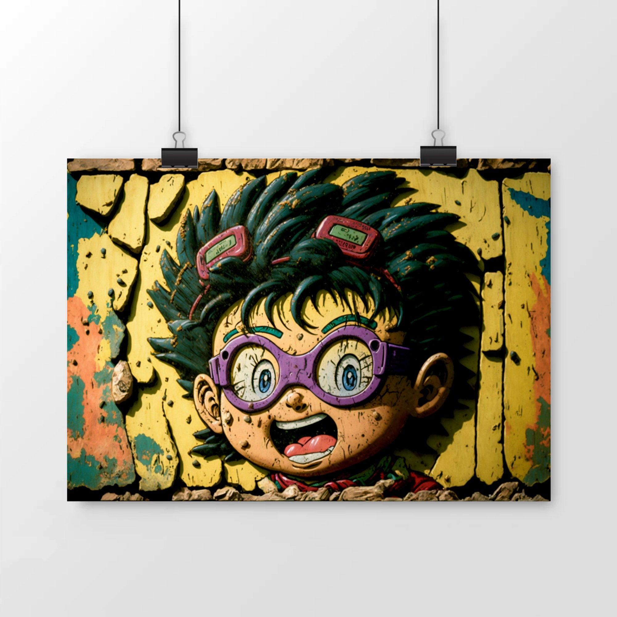 Dr Slump, Arale, Wall Art, Poster, Poster, Scene 3 - Etsy