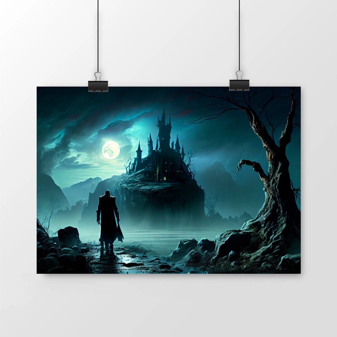 Fantasy Fan Art, Dark Fantasy, Poster, Poster, Scene 1 - Etsy