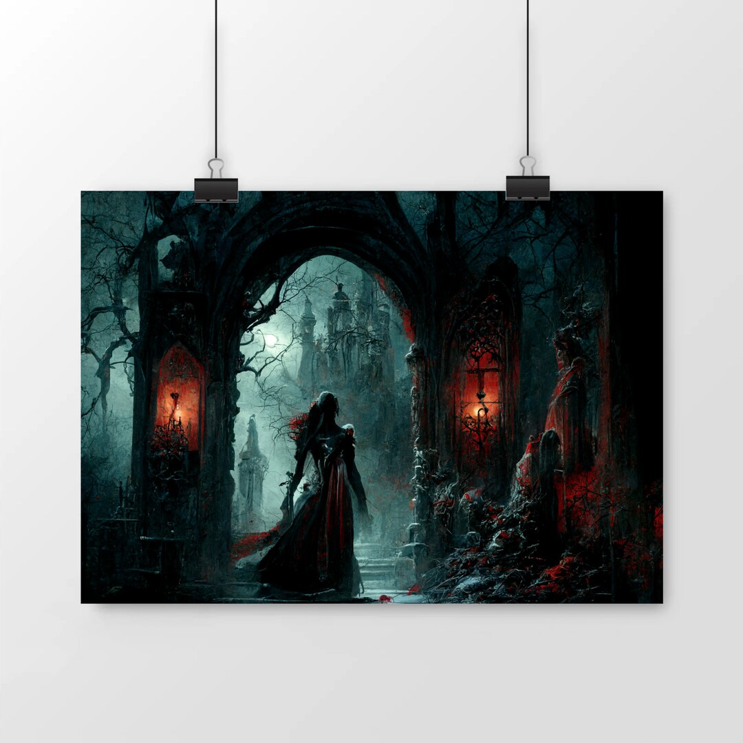 Fantasy Fan Art, Dark Fantasy, Poster, Poster, Scene 6 - Etsy