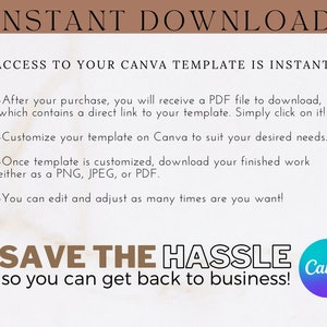 Service Menu Price List Bundle - Canva Template Download - Etsy