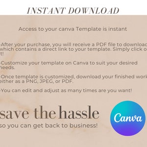Service Menu Bundle - Canva Template/download - Etsy