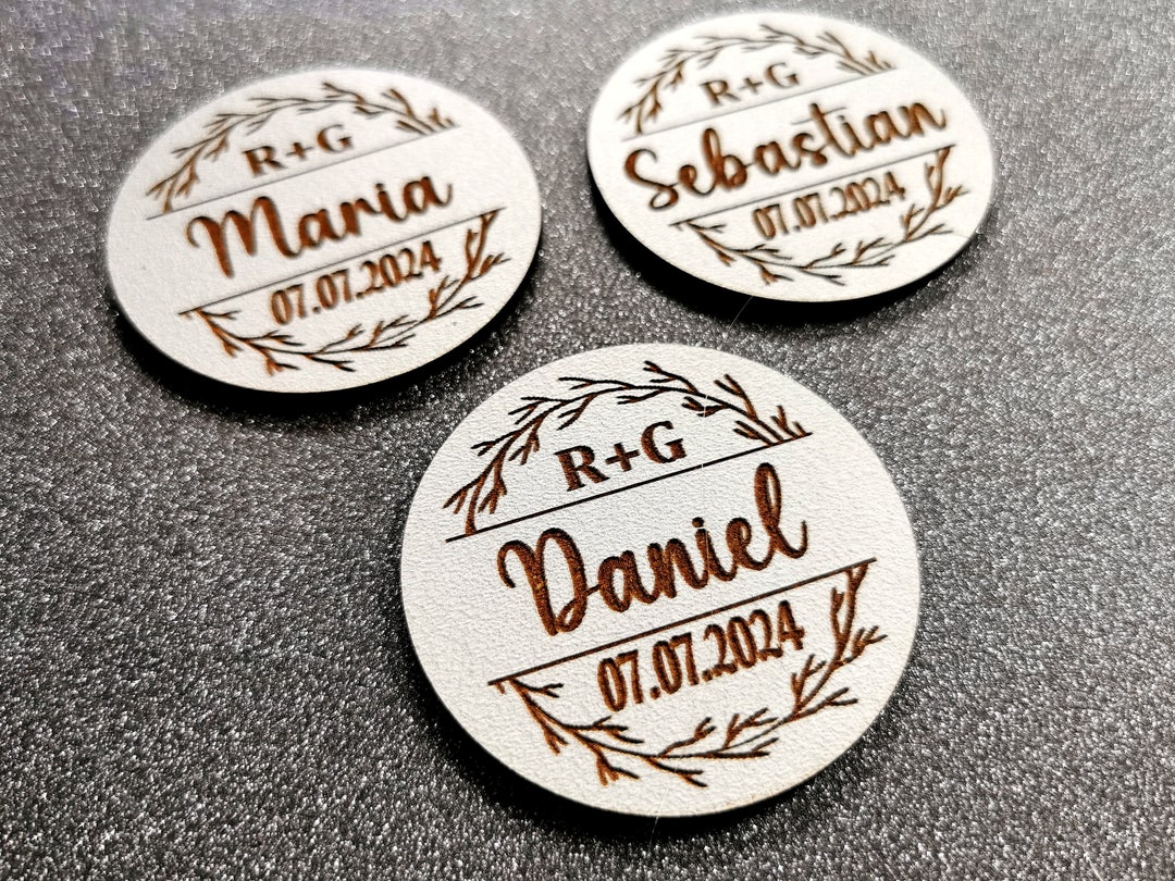 Name Tag Magnets Guest Gift Name Tags Place Cards Place Cards for ...