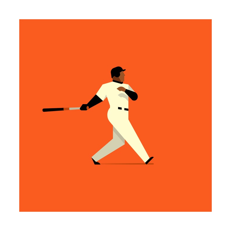 The Slugger Art Print: Gallery Quality Baseball Artwork - Etsy