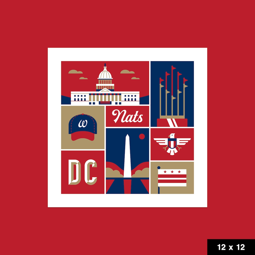 Washington DC Baseball - Etsy