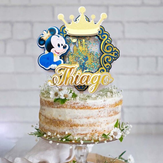 Mickey Mouse cake topper SVG Baby Mickey Mouse baby shower | Etsy