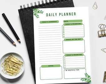 Printable January 2024 Daily Planner Instant Download - Etsy