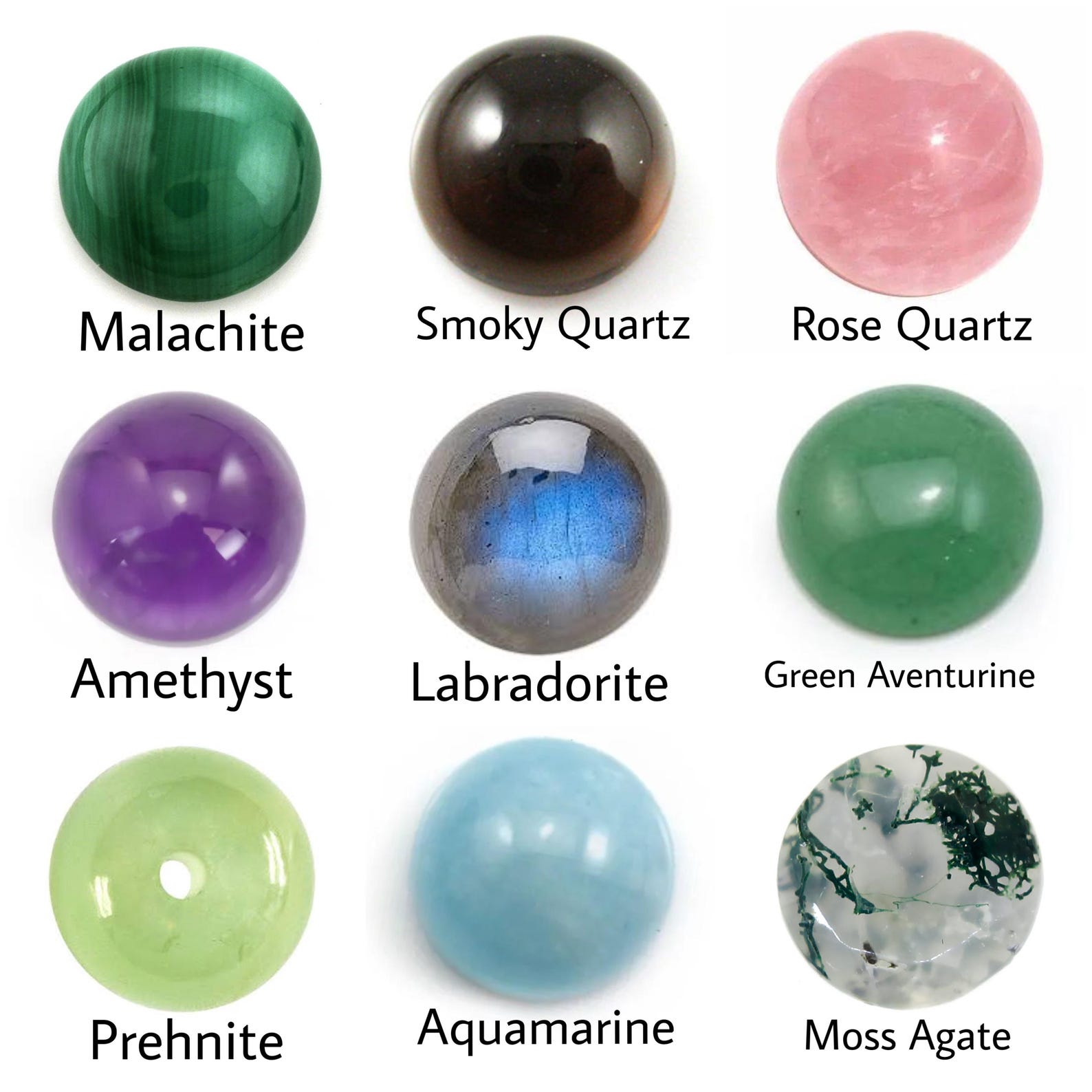 4mm 5mm 6mm 7mm 8mm 9mm 10mm Round Flatback Cabochon, High Quality ...
