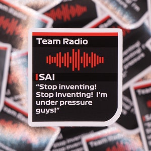 Carlos Sainz stop Inventing Stop Inventing - Etsy Australia