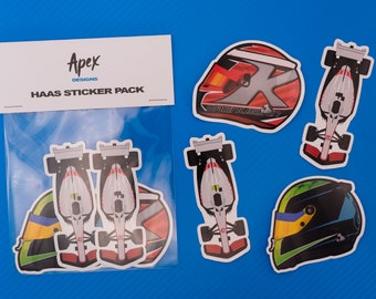 Haas F1 Sticker - Etsy