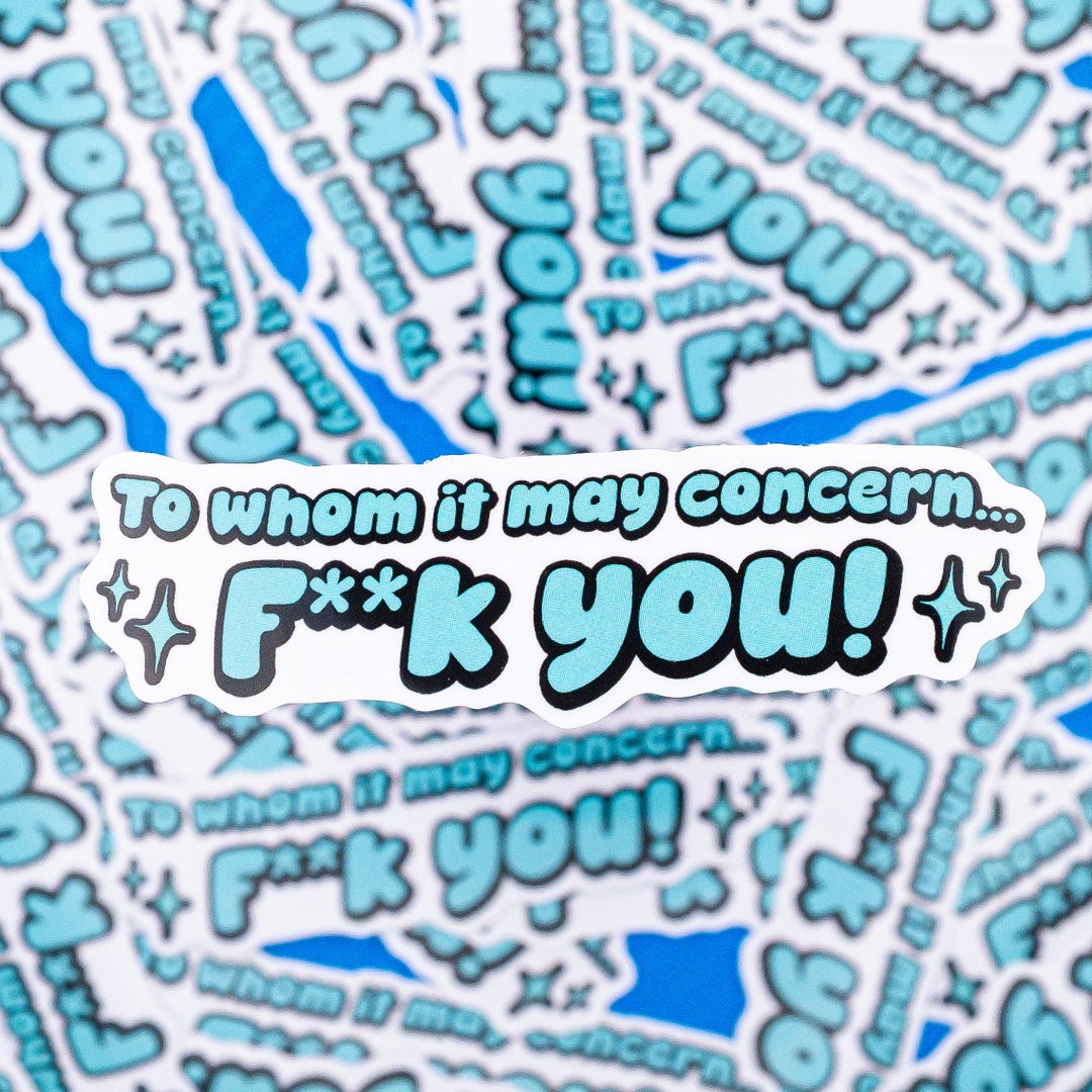 Valtteri Bottas 'to Whom It May Concern' Sparkle Sticker | Quote ...