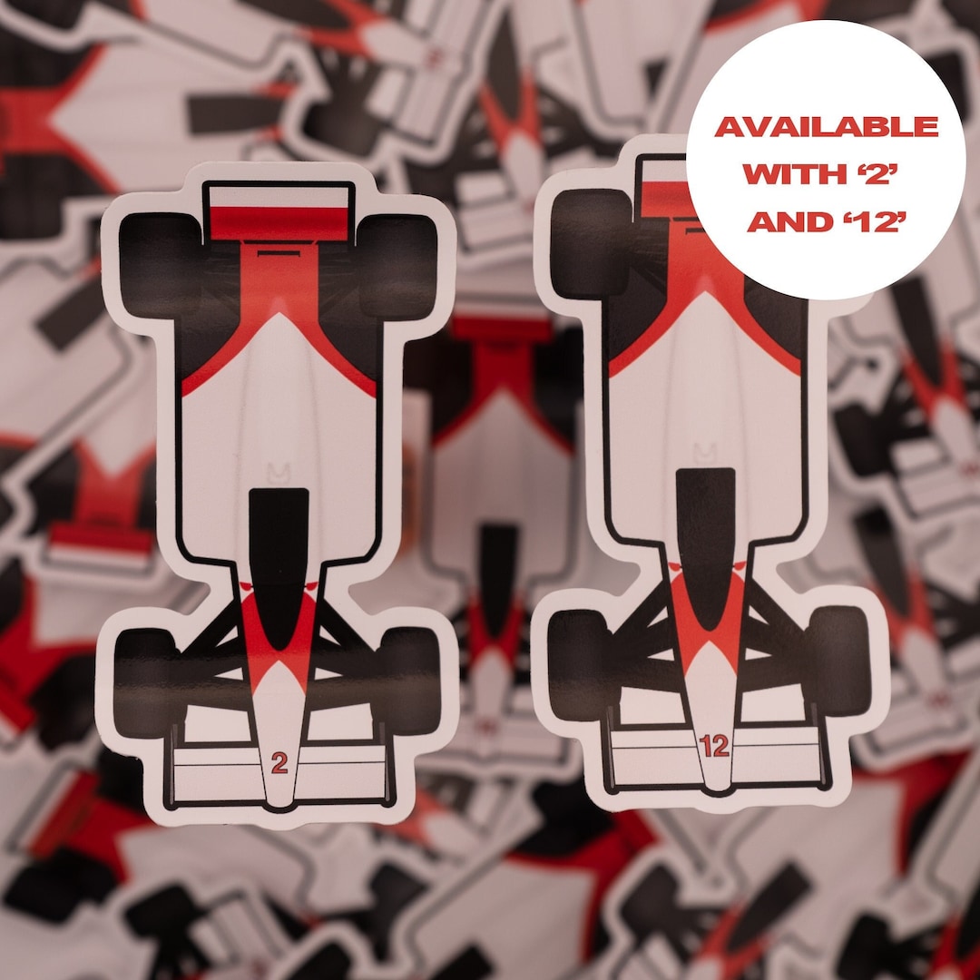 Mclaren MP4/4 1988 Formula 1 F1 Waterproof Sticker - Etsy