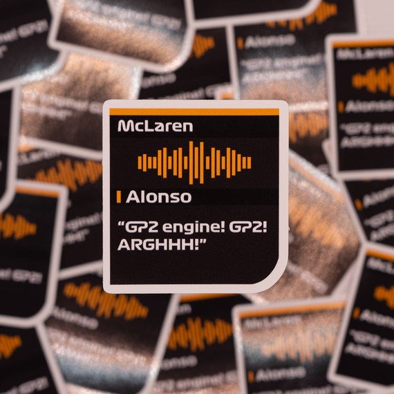 Fernando Alonso gp2 Engine Formula 1 Radio | Etsy