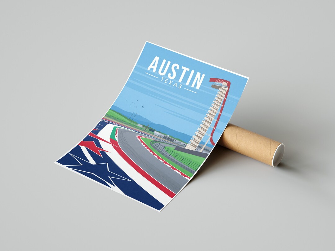 Circuit of the Americas F1 Print - US Grand Prix Poster / F1 2023 ...