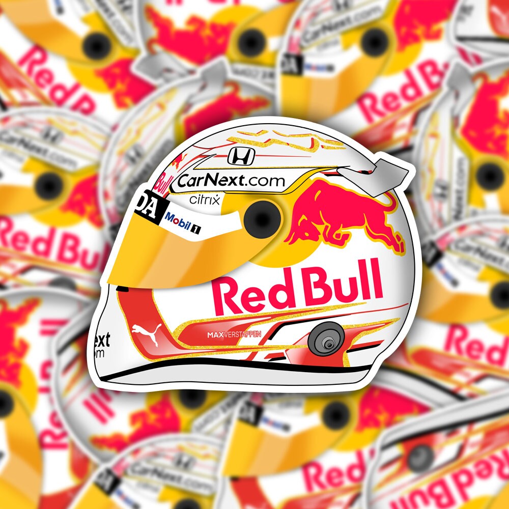 Max Verstappen F1 2021 Formel 1 Helm Sticker | Etsy