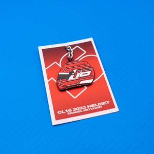 Charles Leclerc Keyring 2023 Formula 1 Helmet Enamel Keychain F1 ...