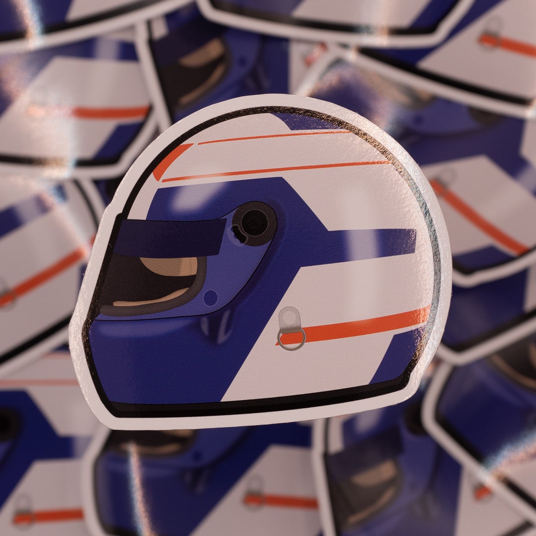 Alain Prost F1 1988 Mclaren Formula 1 Helmet Waterproof Sticker - Etsy