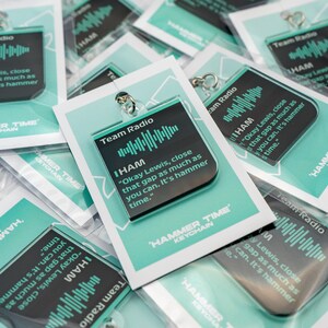 Lewis Hamilton "it's Hammer Time" Radio Message Acrylic Keychain - Etsy