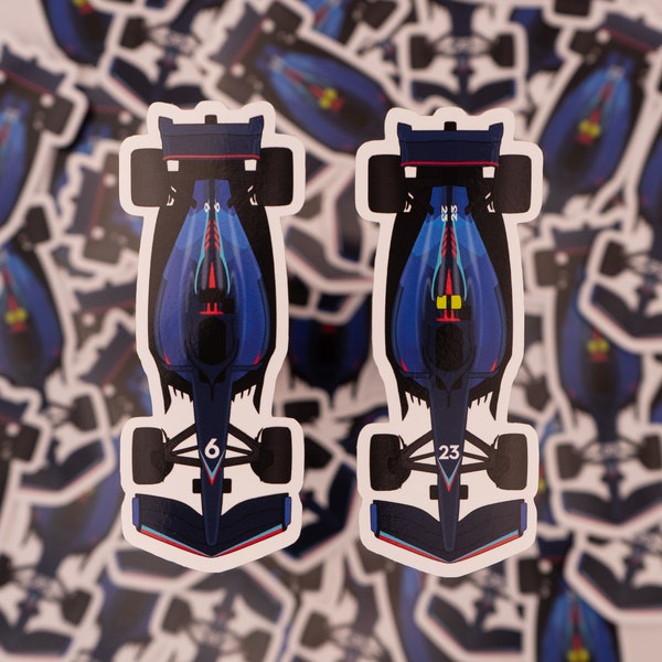 Williams F1 Stickers - Etsy