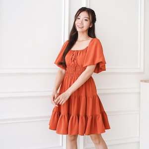 Chloe Tiered Ruffle Dress Sewing Pattern - Etsy