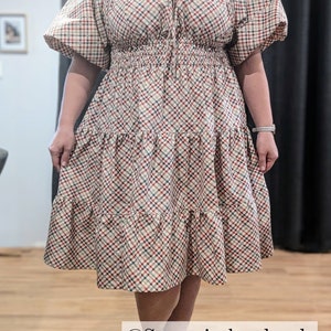 Chloe Tiered Ruffle Dress Sewing Pattern - Etsy