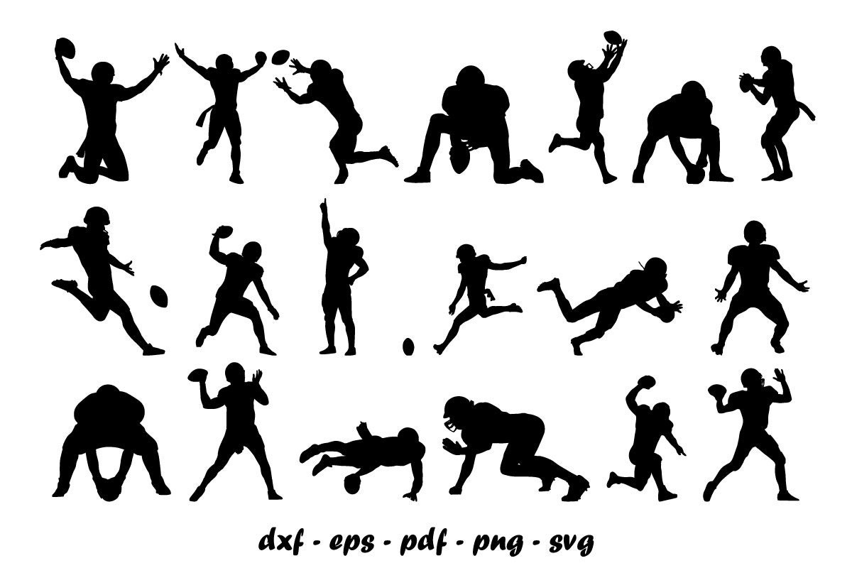 Football Svg Bundle, Football Svg Clipart, Digital Football Mom Svg ...