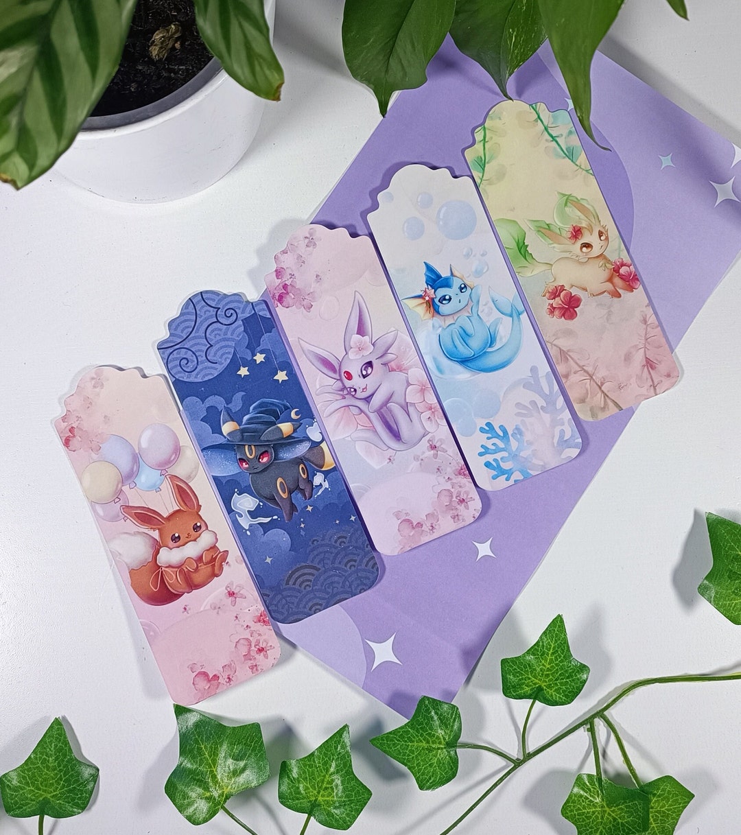 Cute Bookmarks - for True Fans and Collectors - Fan-made Merchandise - Evoli Evolutions - With ...