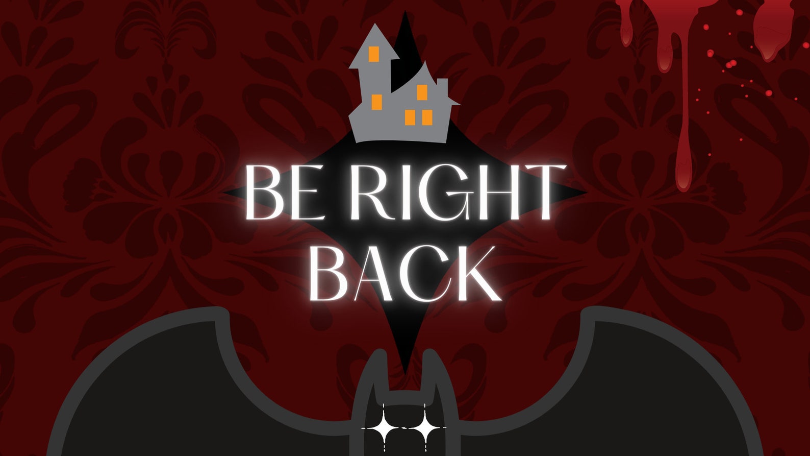 Vampire 4 X Animated Twitch Offline Banner Stream Overlay Vampire ...