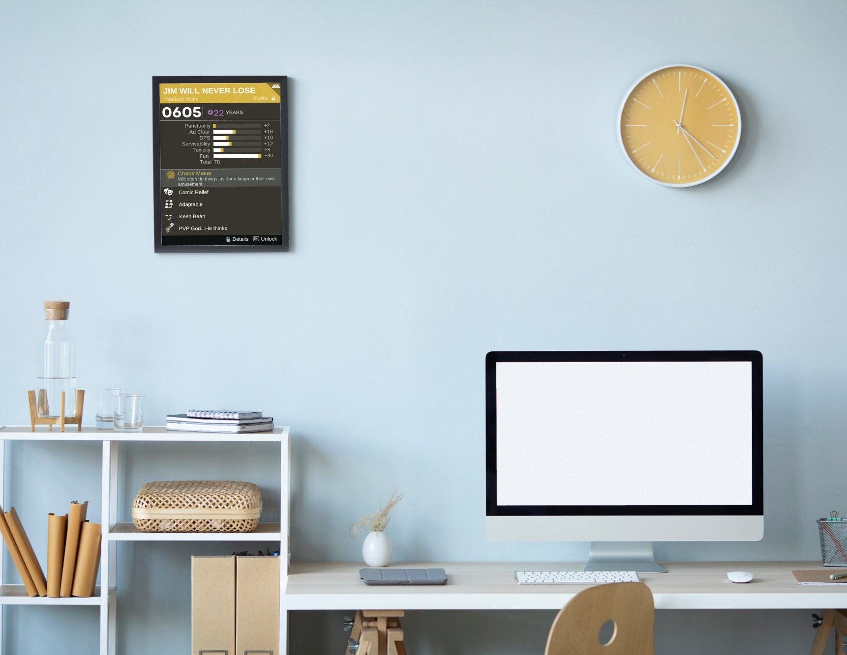 Destiny 2 Custom Exotic Digital Print Gamer Tag D&D - Etsy