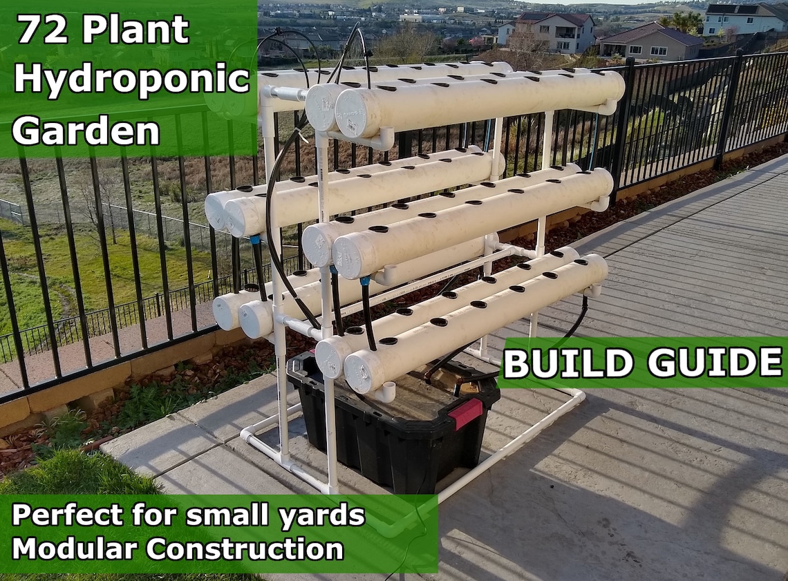 Hydroponic Garden Build Guide/technical Package Ebook - Etsy