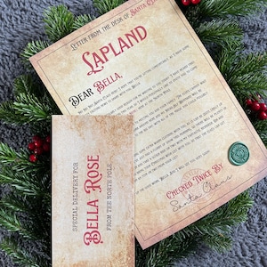 Personalised Lapland Letter With North Pole Wax Seal From Father ...