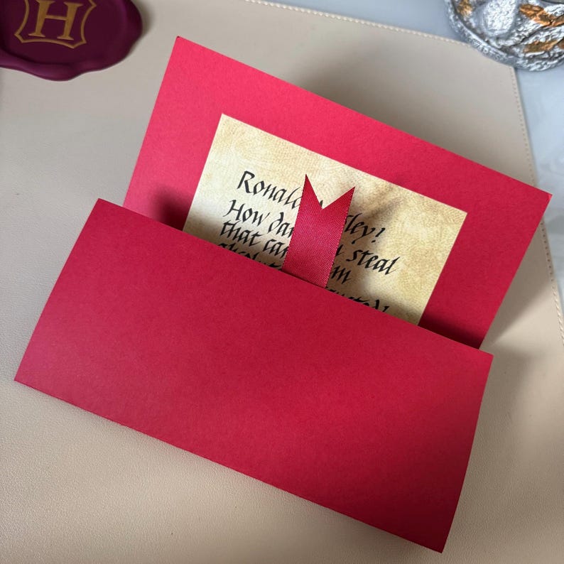 Personalised Wizard Angry Howler Letter | HP | Potter Inspired | Harry ...