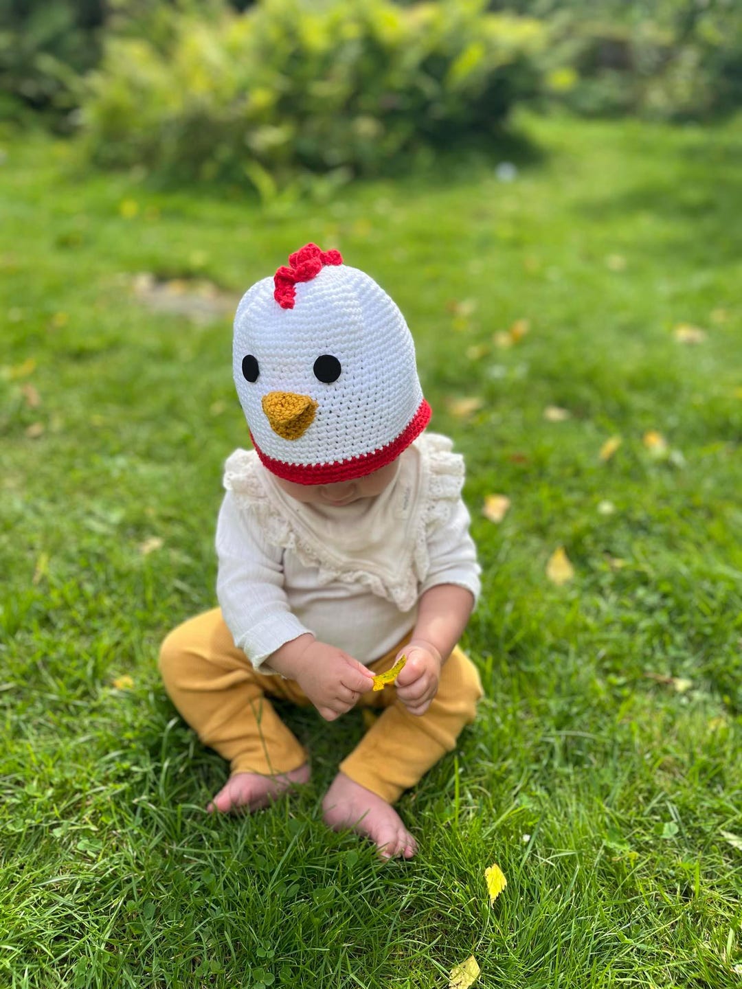 Crocheted Hen Hat for Kids - Etsy