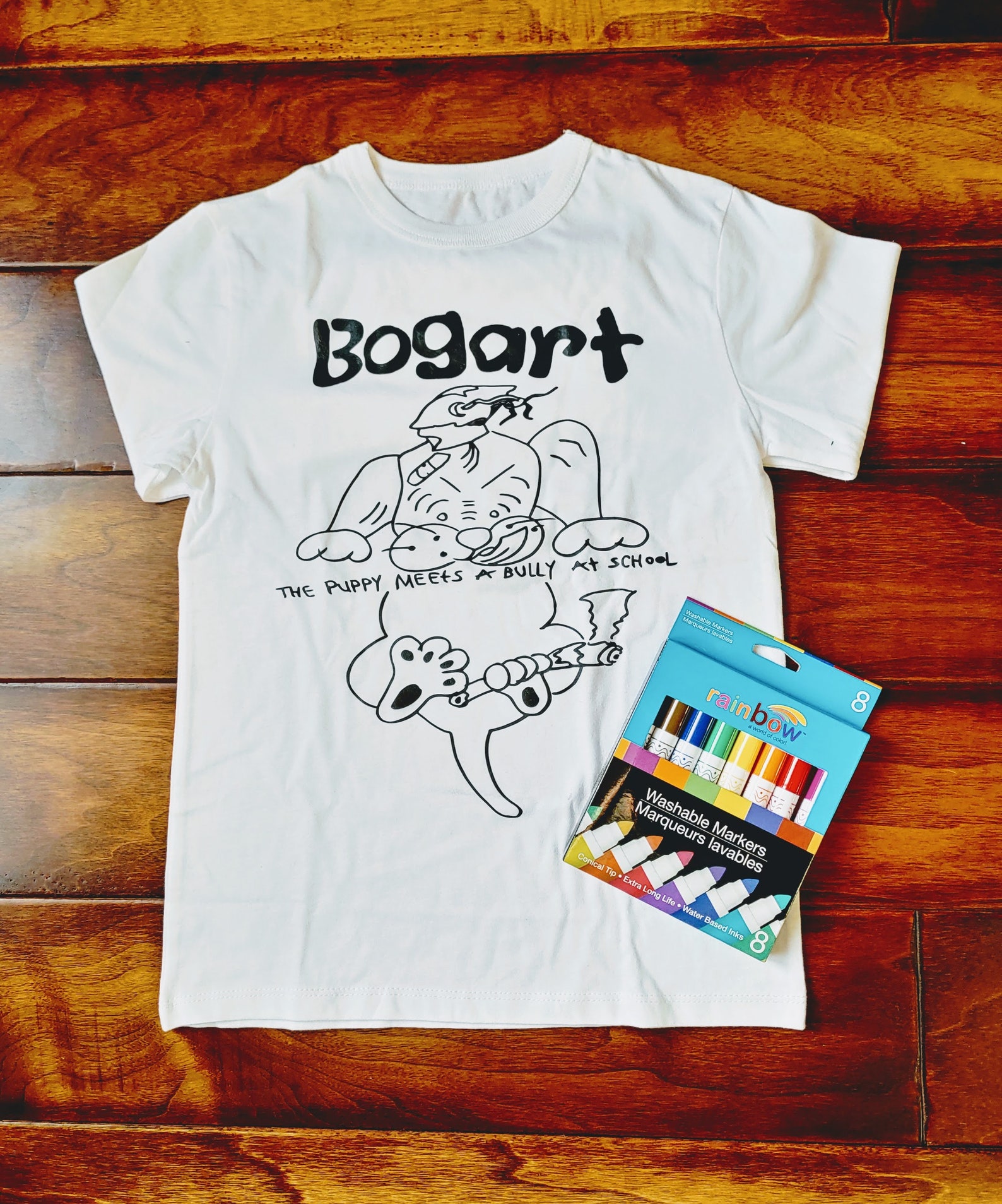 Bogart color your own T-Shirt and Book Value Pack book 2 | Etsy