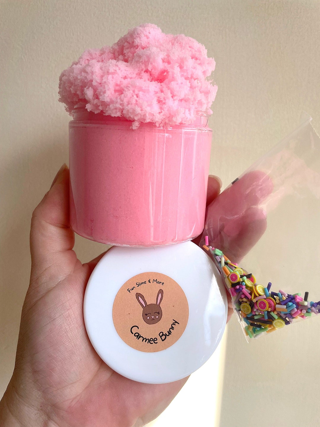 Pink Candy Floss Cloud Slime - Etsy