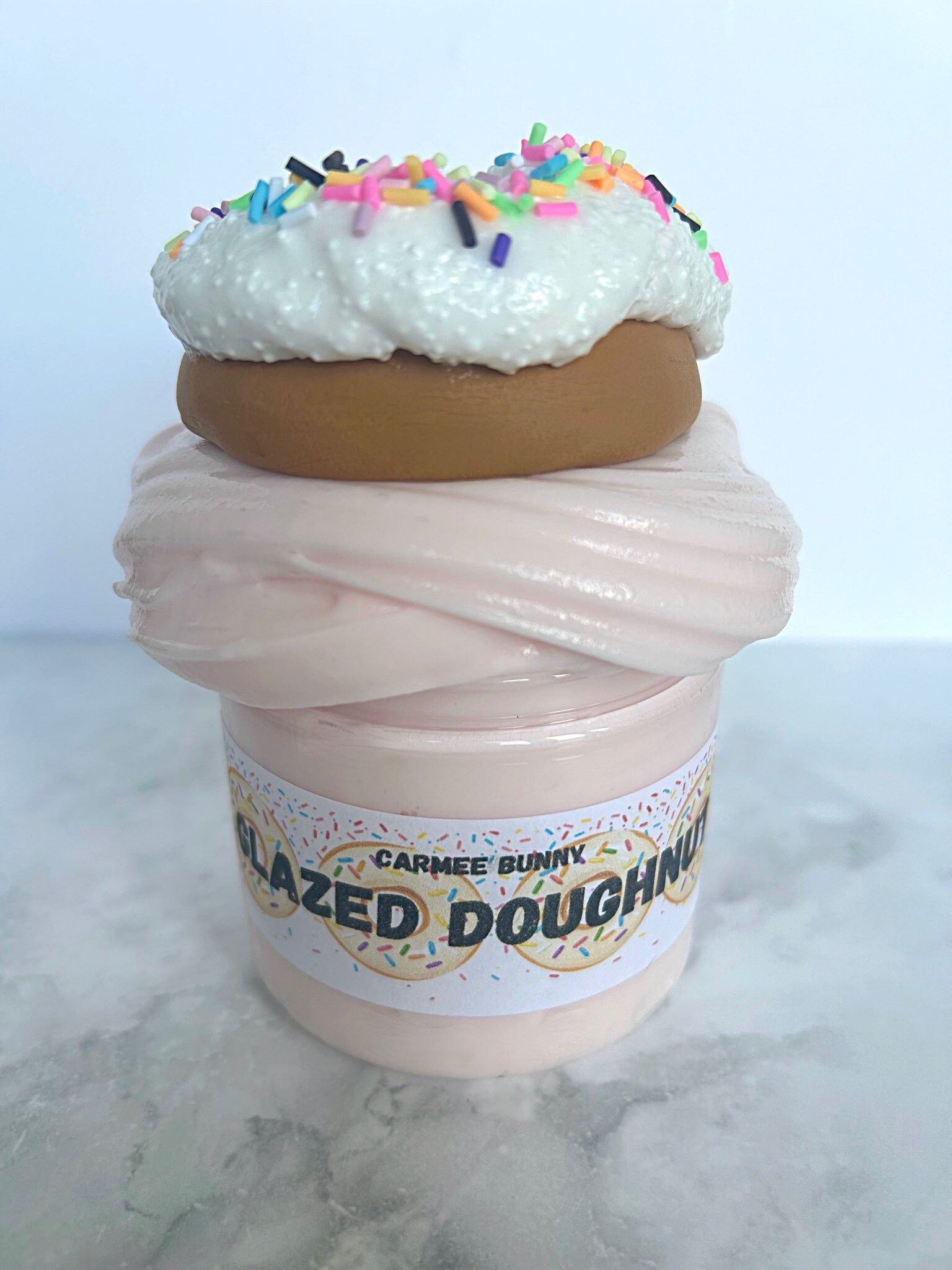 Glazed Doughnut DIY Slime. Glossy Slime, Clay Add On, Slime Kit, Slime ...