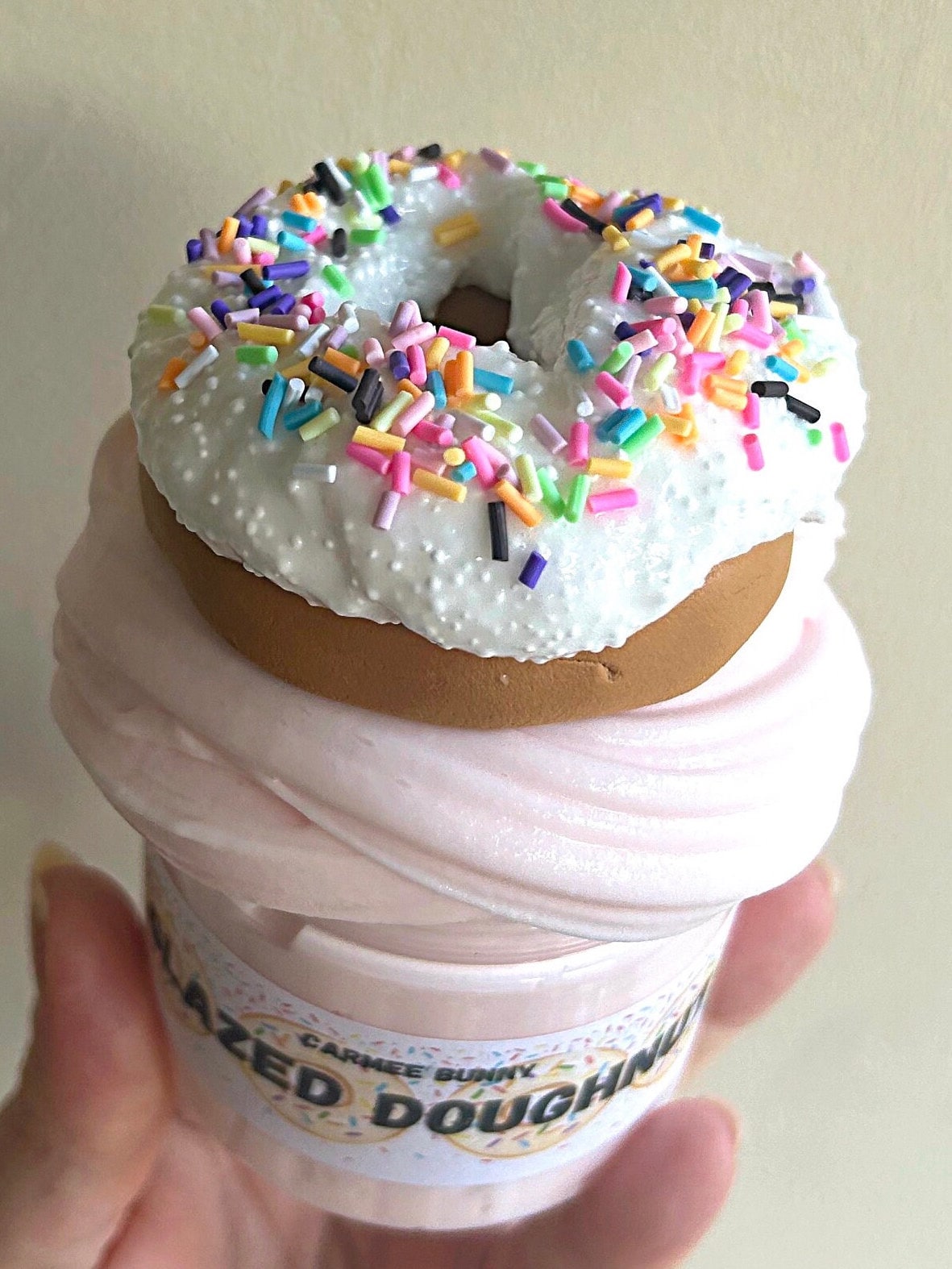 Glazed Doughnut DIY Slime. Glossy Slime, Clay Add On, Slime Kit, Slime ...